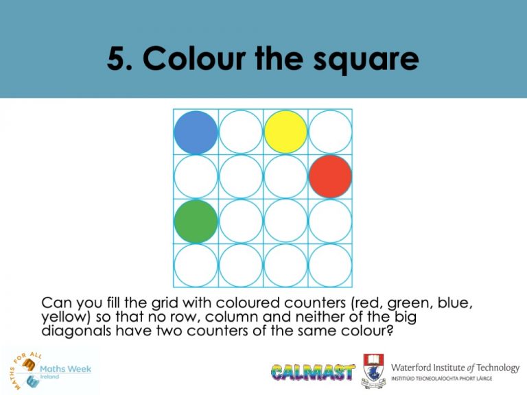 Maths puzzle day – MATHS WEEK IRELAND
