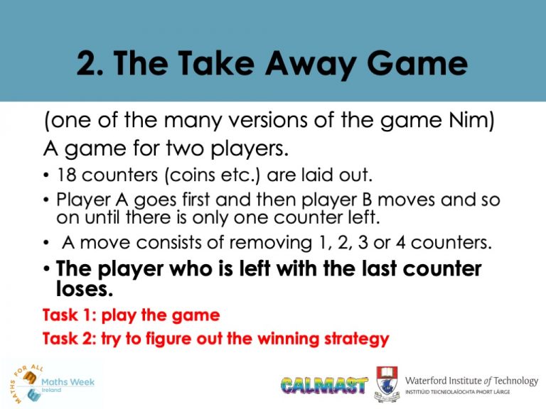 Maths puzzle day – MATHS WEEK IRELAND