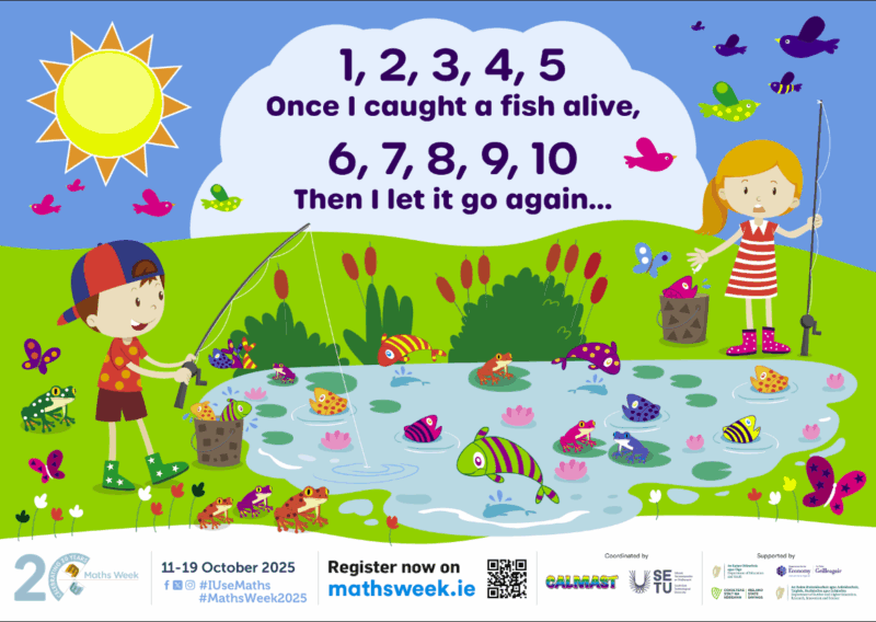 Junior Primary Pupils Poster 2025 – MATHS WEEK IRELAND