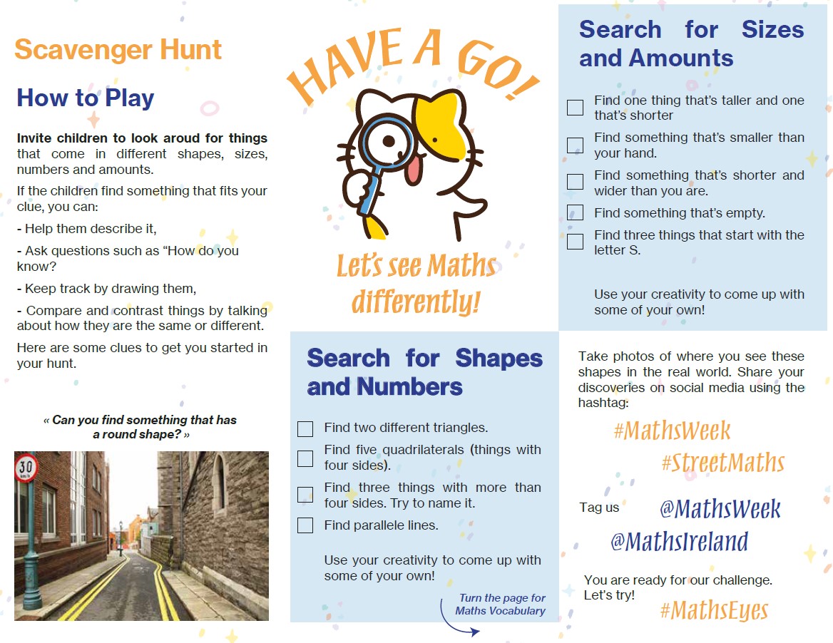 Geometry scavenger hunt – MATHS WEEK IRELAND