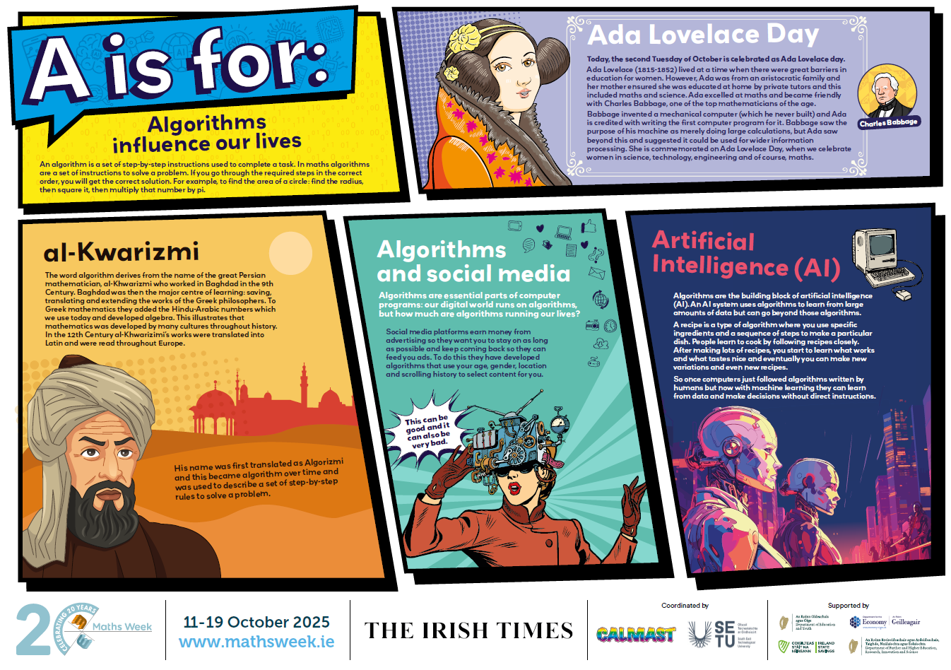 Irish Times Maths Week Poster 2025 – MATHS WEEK IRELAND